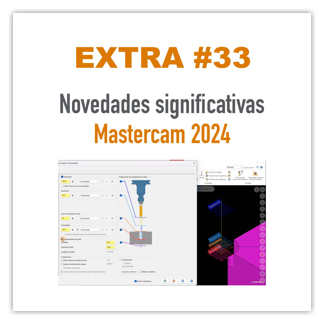 Novedades de Mastercam 2024 - Cursos de fabricación mecánica