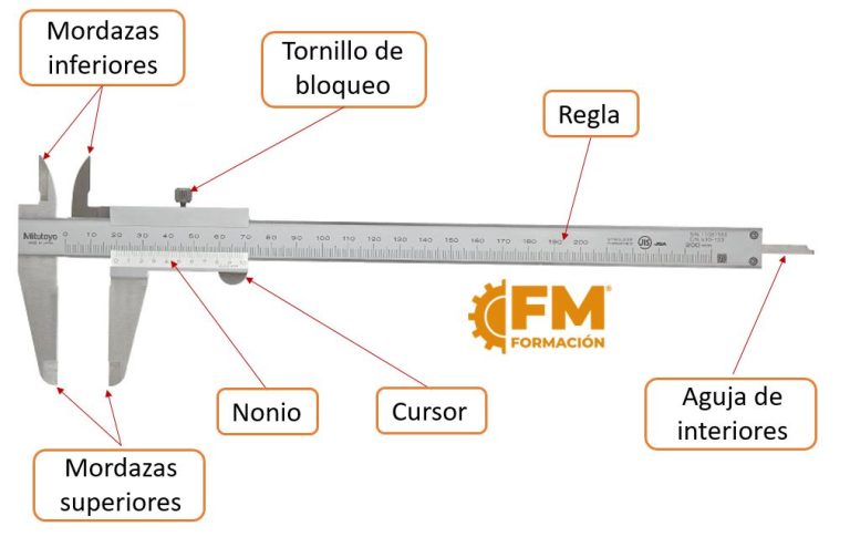 ¿Qué es un pie de rey? - Cursos de fabricación mecánica